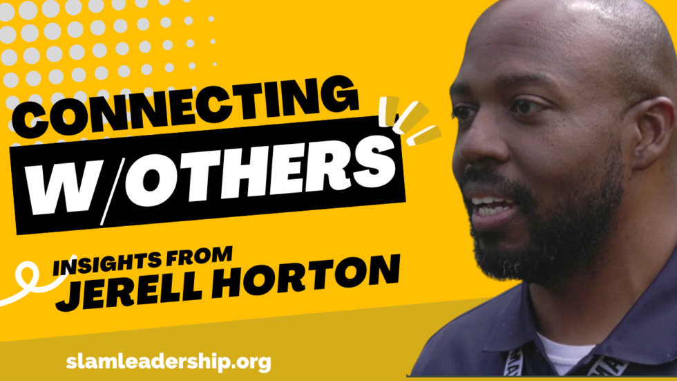 Connecting with others: an interview with jerell horton - Servant ...
